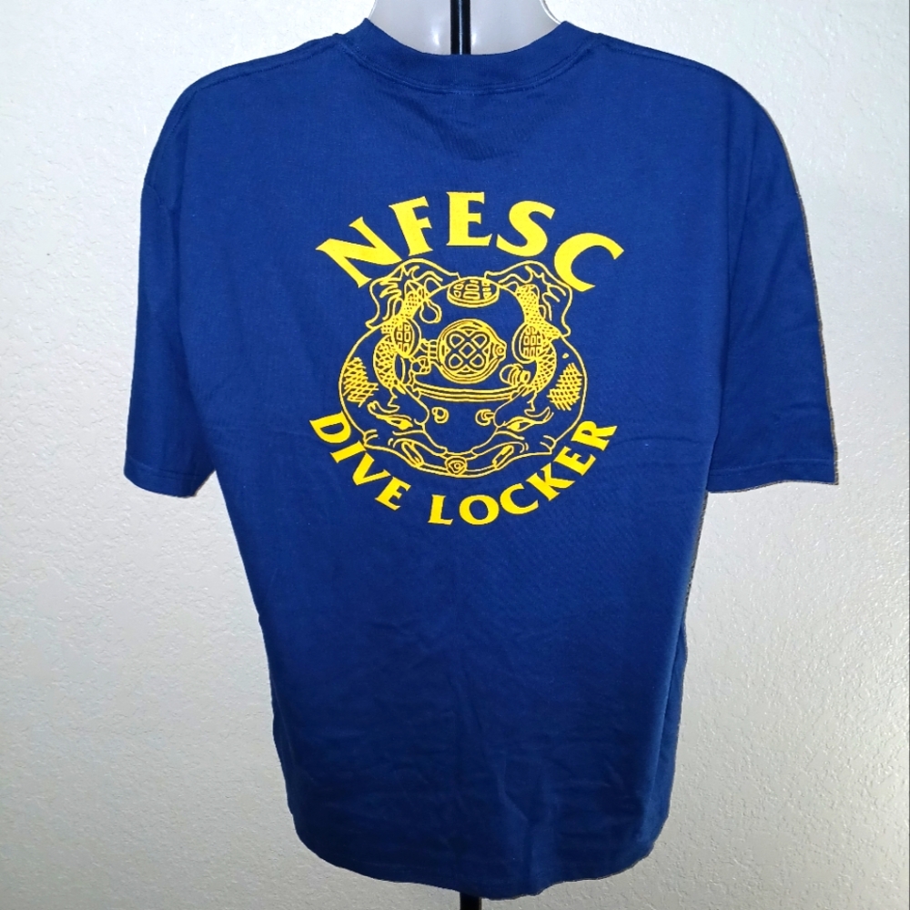 Vintage Nwot U.S. Navy Diver Dive Locker T Shirt Size… - Gem
